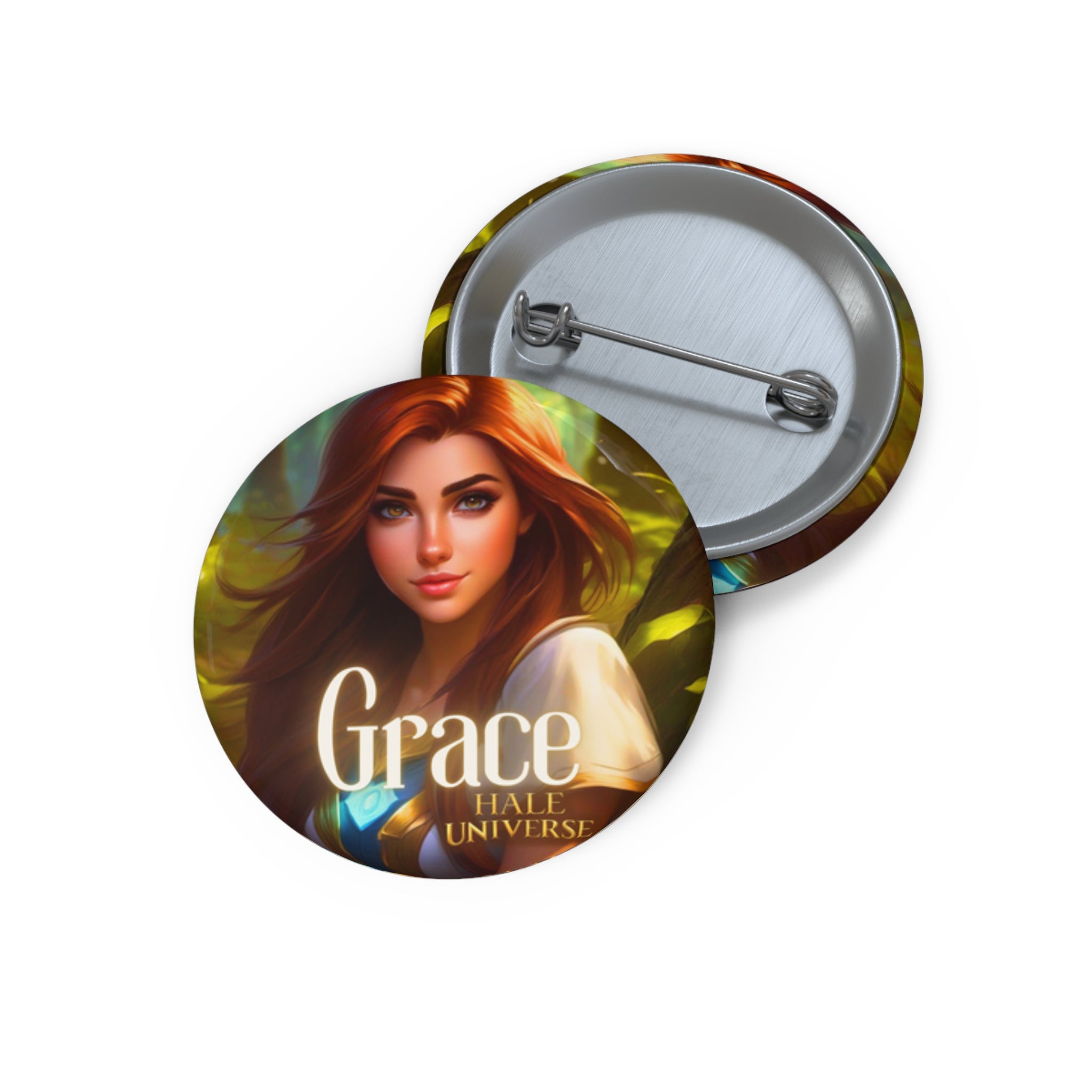 Grace Pin Button - Unique Fantasy Collectible – HALE UNIVERSE